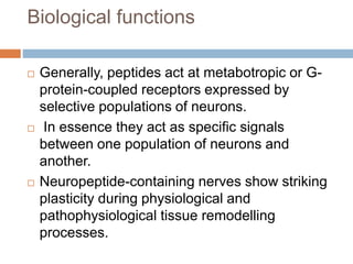 Neuropeptides | PPTX
