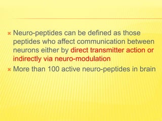 Neuropeptides | PPTX
