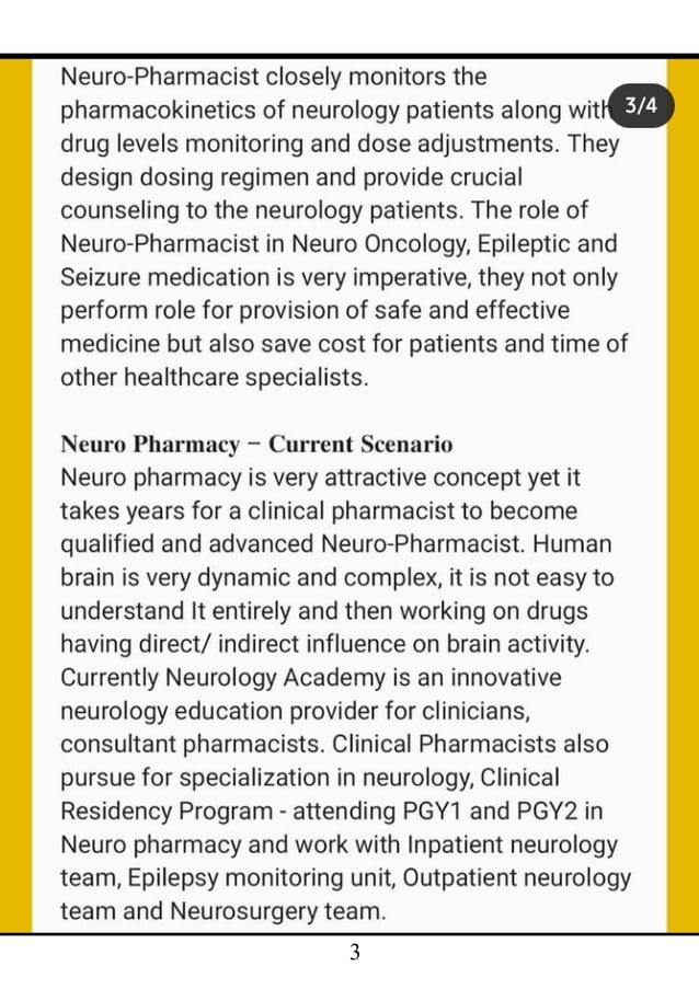 Neuro Pharmacy | PDF
