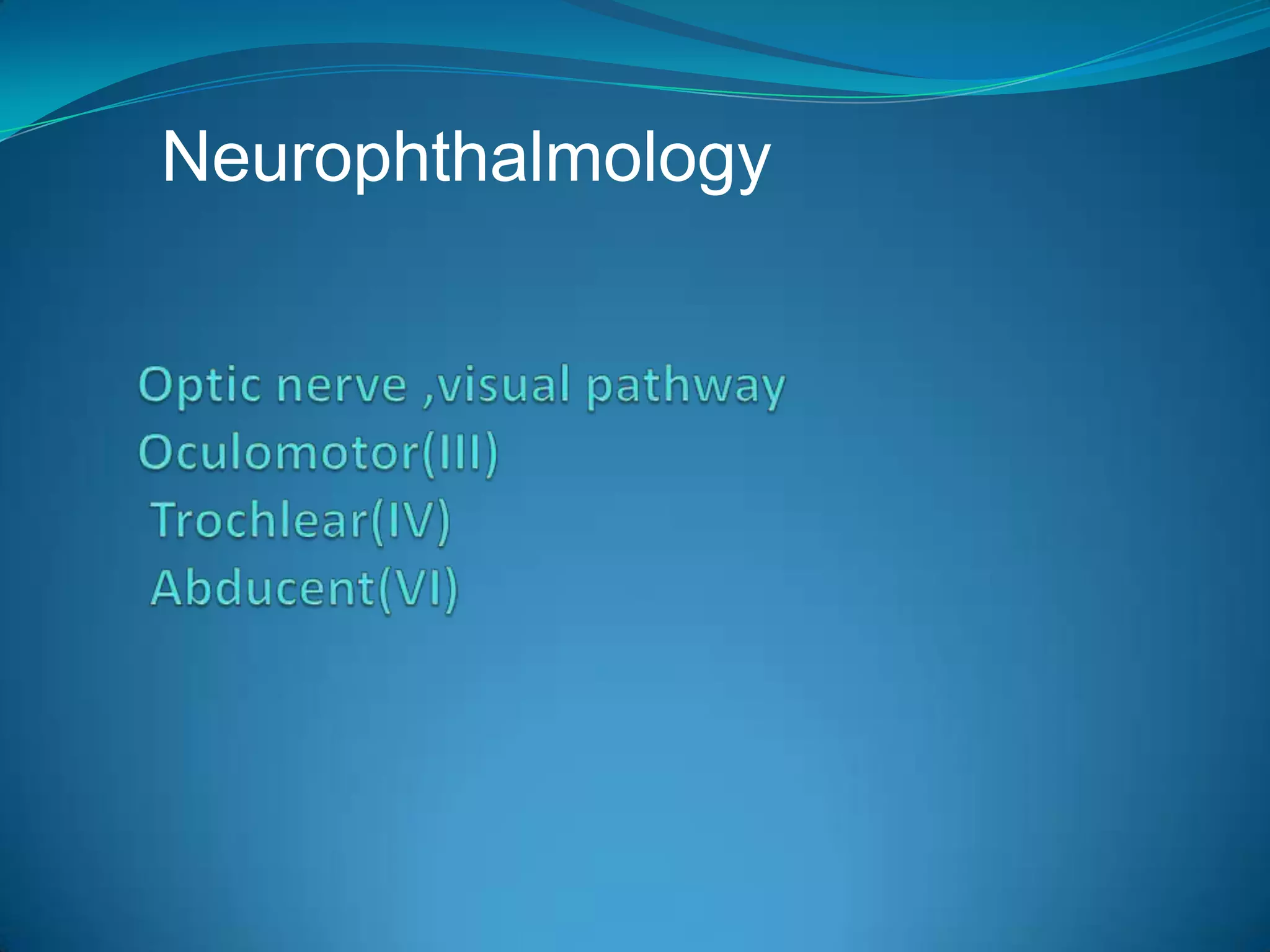 Ophthalmology 5th year, 7th lecture (Dr. Bakhtyar) | PPTX