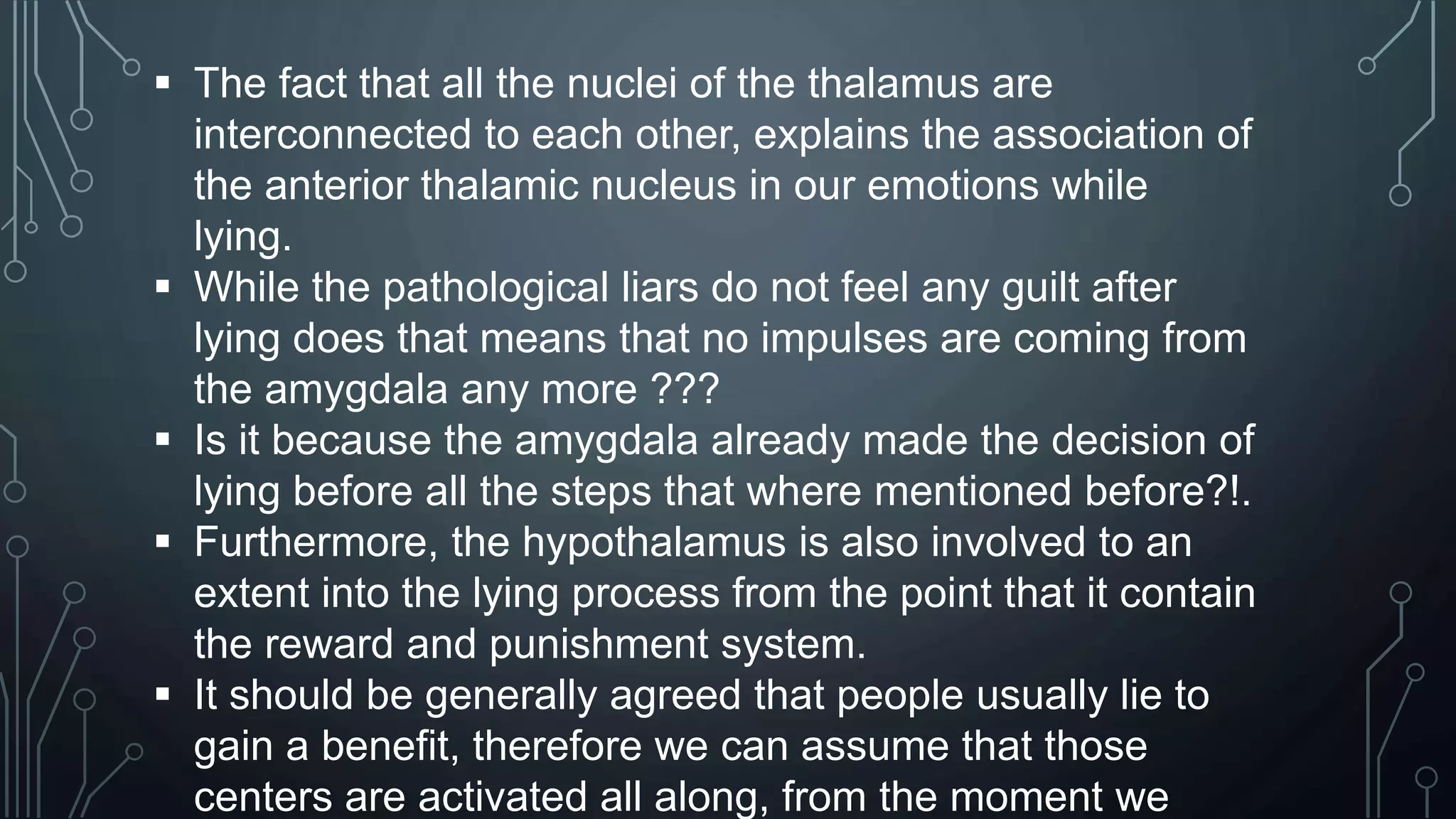 pathological liars (lying theory) | PPTX