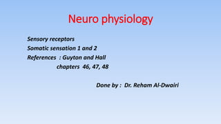 Neurophysiology lecture | PPTX