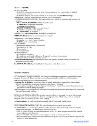 Neuro physiology notes | PDF | Brain and Nervous System Disorders ...