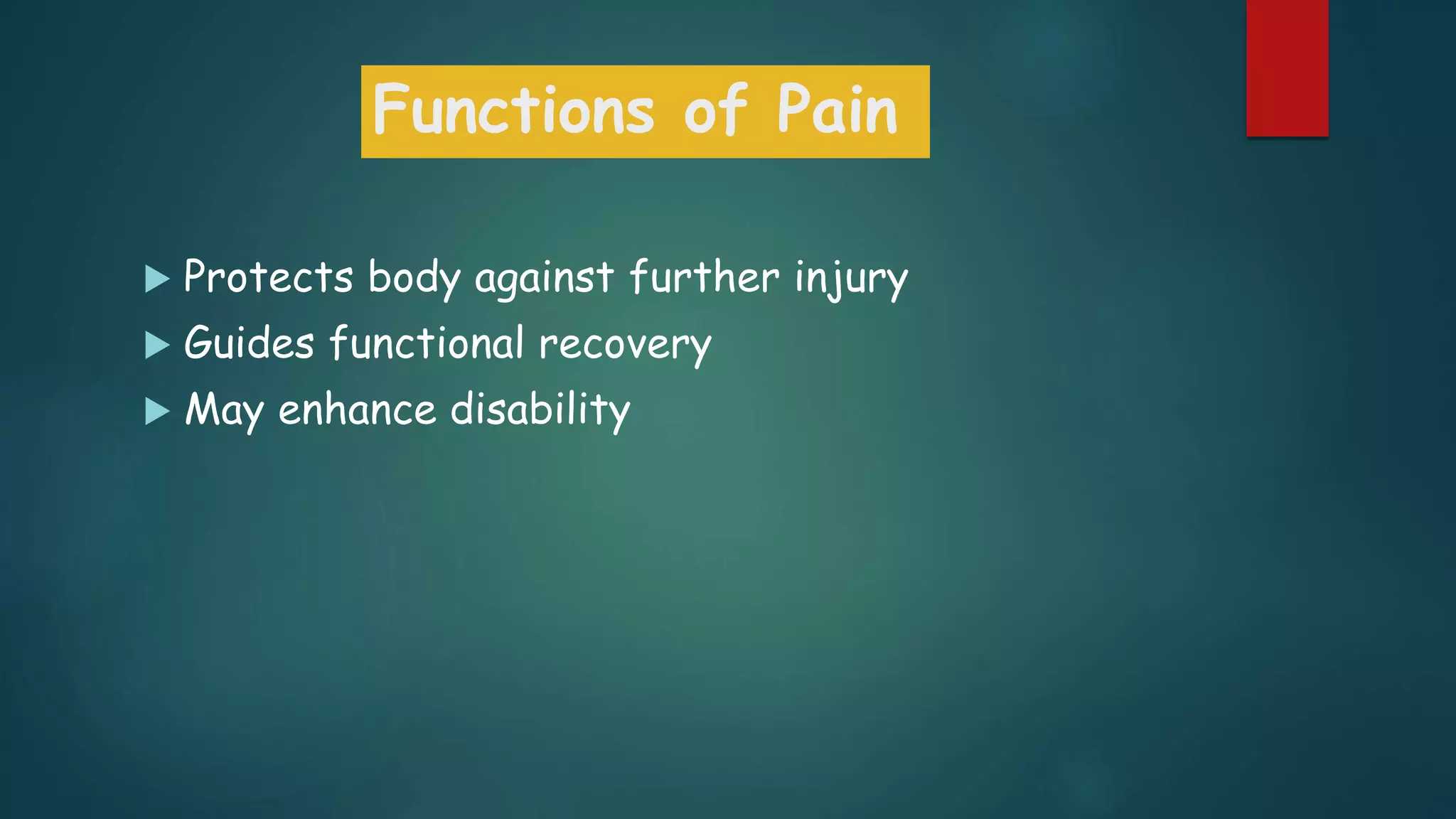Neurophysiology of pain | PPTX