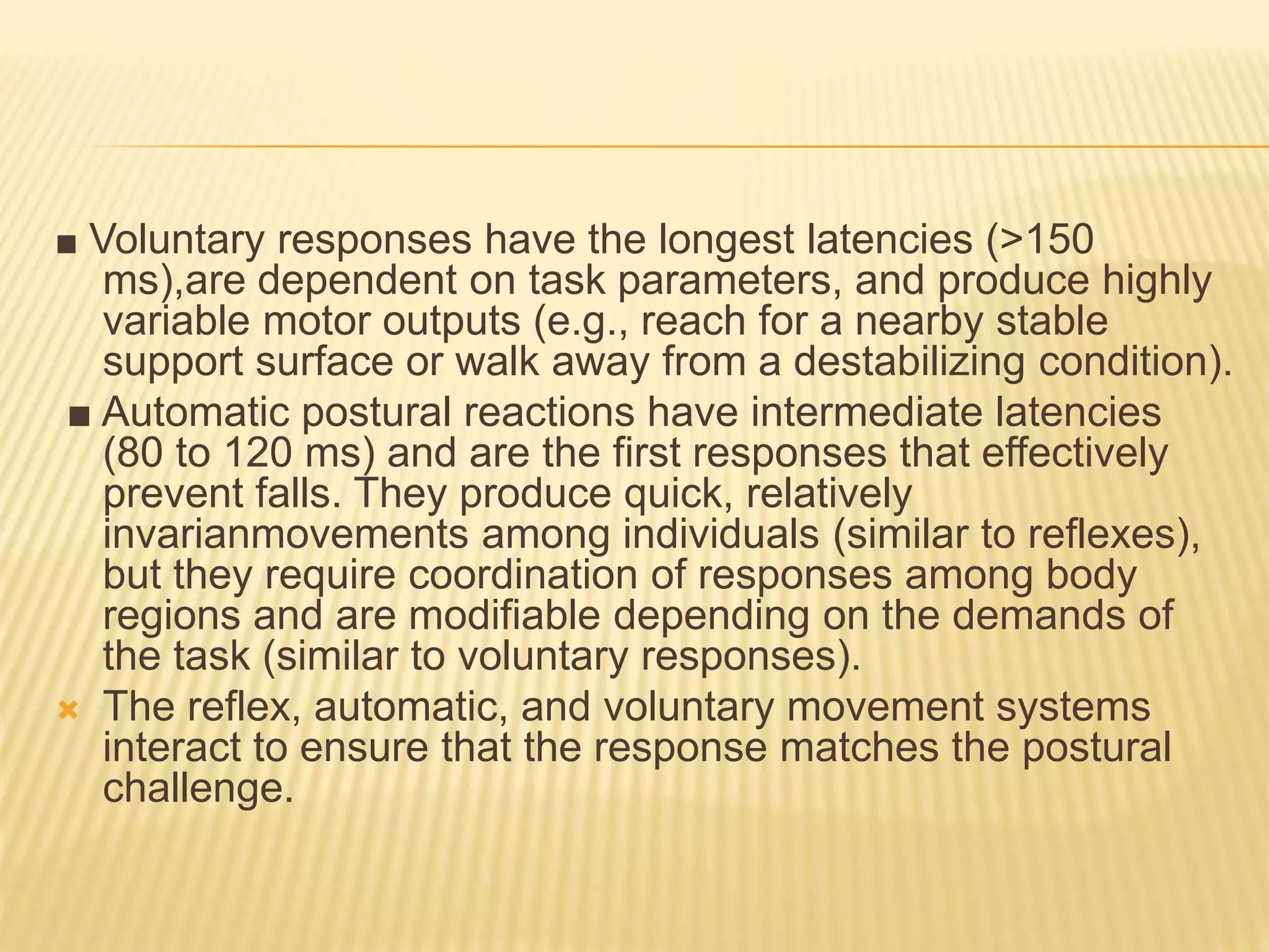 Neurophysiology of balance | PPTX