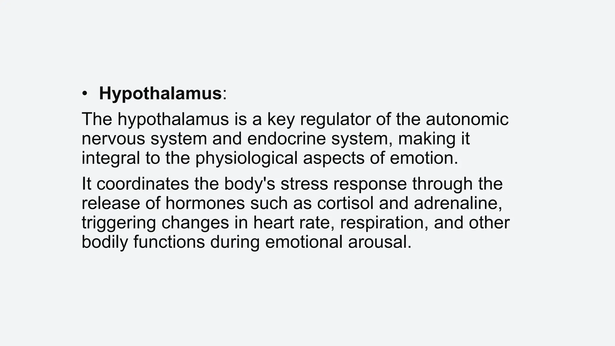 Neurophysiology of Emotion I Sports Psychology | PPTX