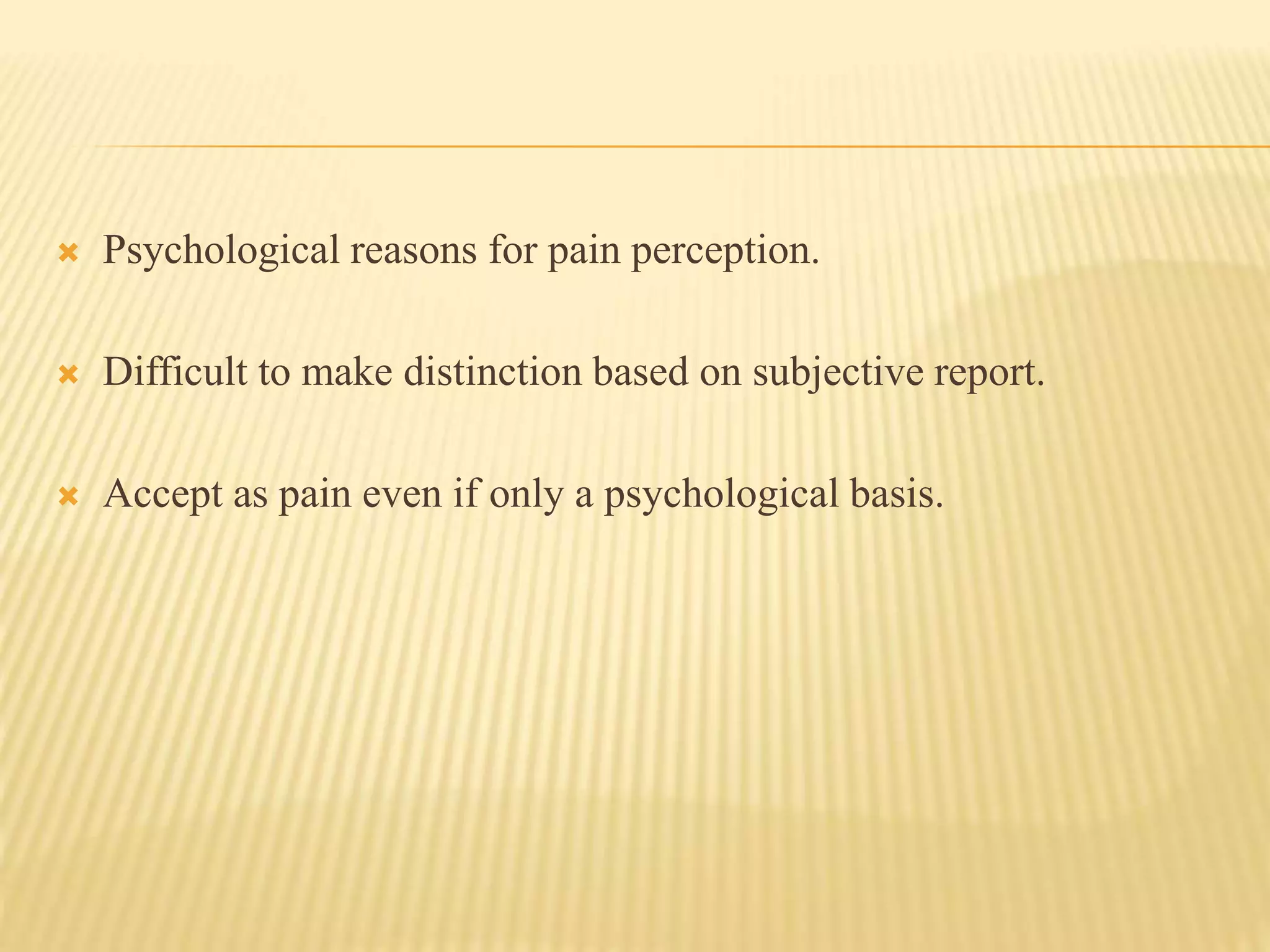 Neurophysiology of pain | PPTX