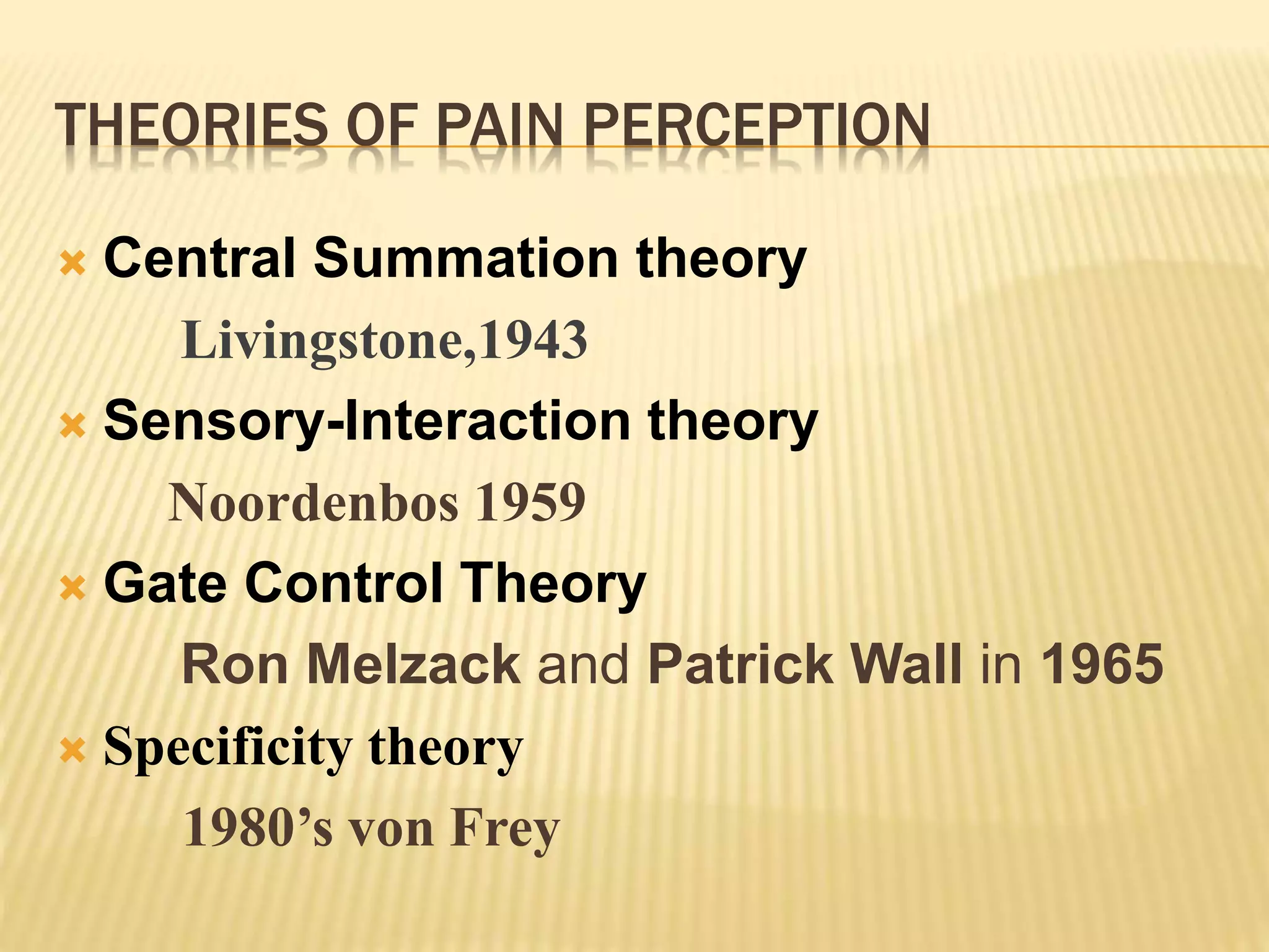 Neurophysiology of pain | PPTX