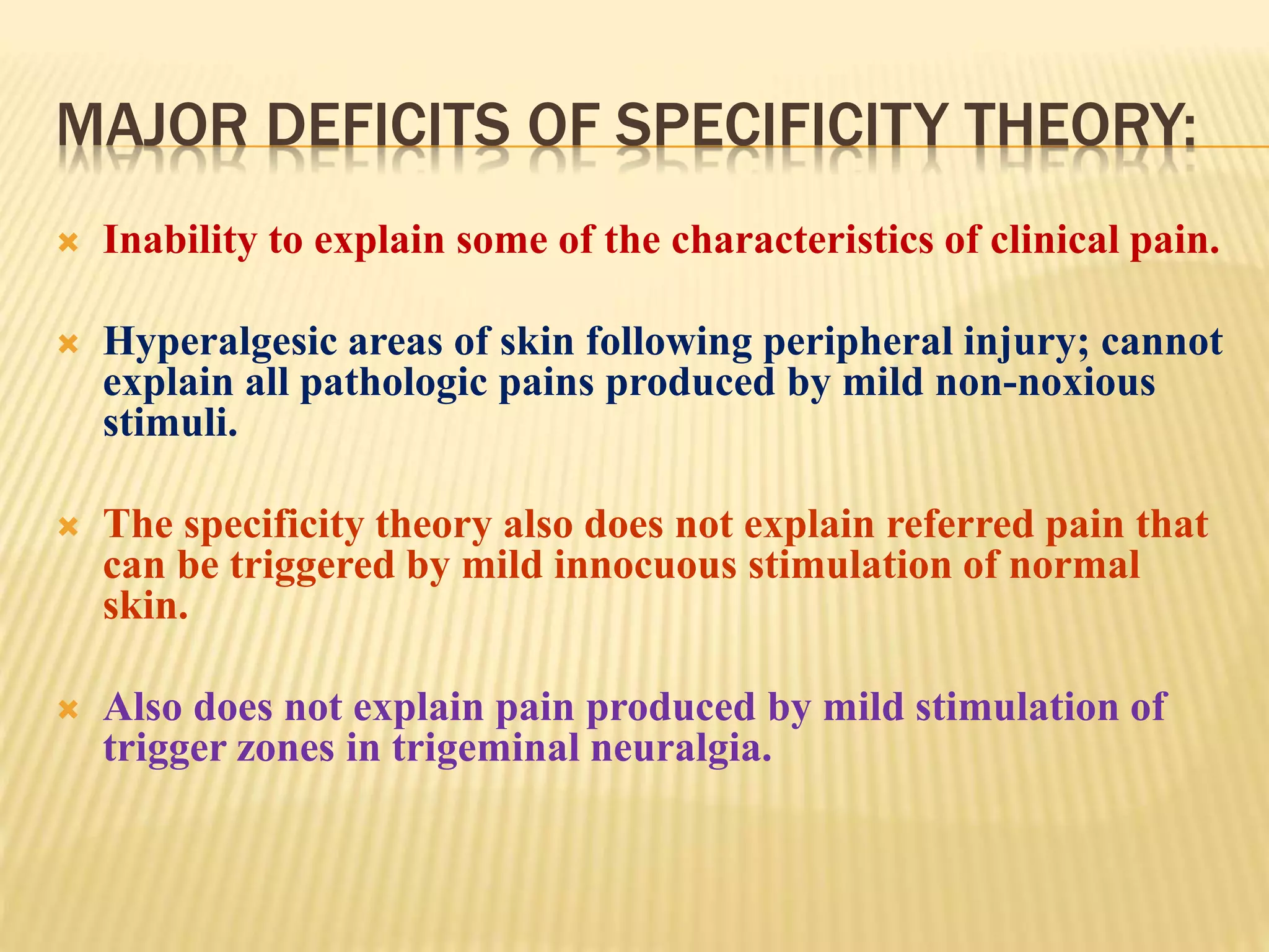 Neurophysiology of pain | PPTX