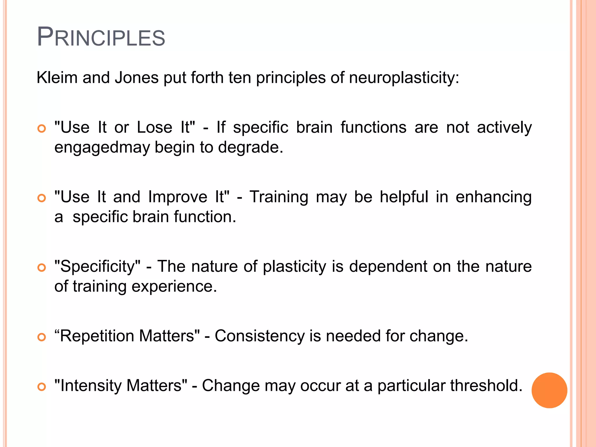 Neuroplasticity | PPTX