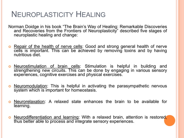 Neuroplasticity | PPTX | Brain and Nervous System Disorders | Diseases ...