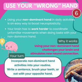 Muscle up your brain: 10 Proven Strategies to Boost Neuroplasticity! | PDF