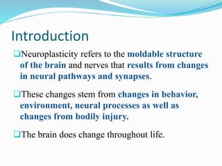 Neuroplasticity | PPTX