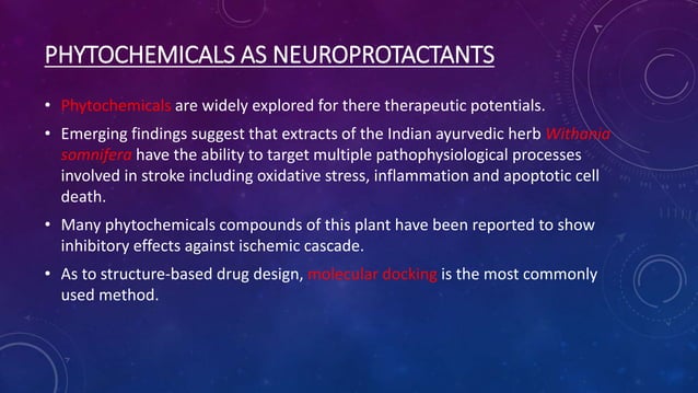 Neuroprotection against cerebral ischemia | PPT