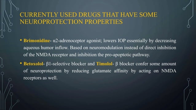 Neuroprotection in glaucoma - A brief review | PPTX | Eye and Vision ...