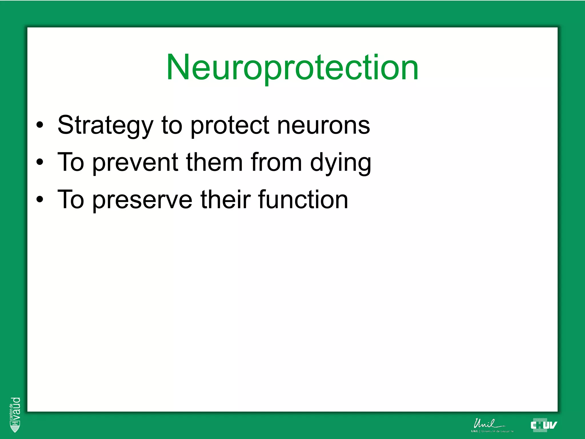 Neuroprotection in neurology | PDF