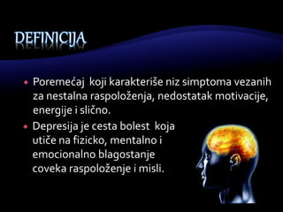 Depresija | PPTX
