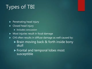 Neuropsychological Assessment Following Pediatric TBI | PPTX