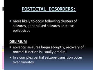 Neuropsychiatric aspects of epilepsy | PPTX