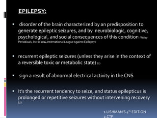 Neuropsychiatric aspects of epilepsy | PPTX