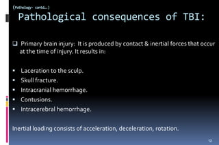 Neuropsychiatric manifestations of head injury | PPTX
