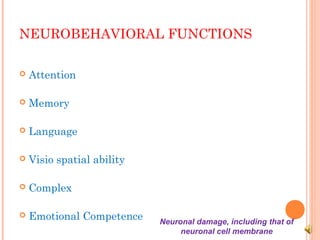 Neuropsychiatric manifestations in neurological disorders | PPT