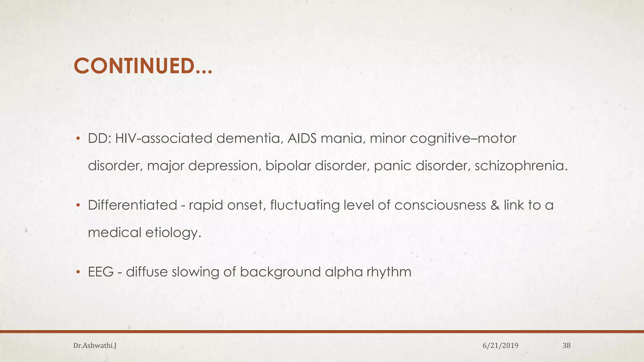Neuropsychiatric manifestations of hiv infection | PDF