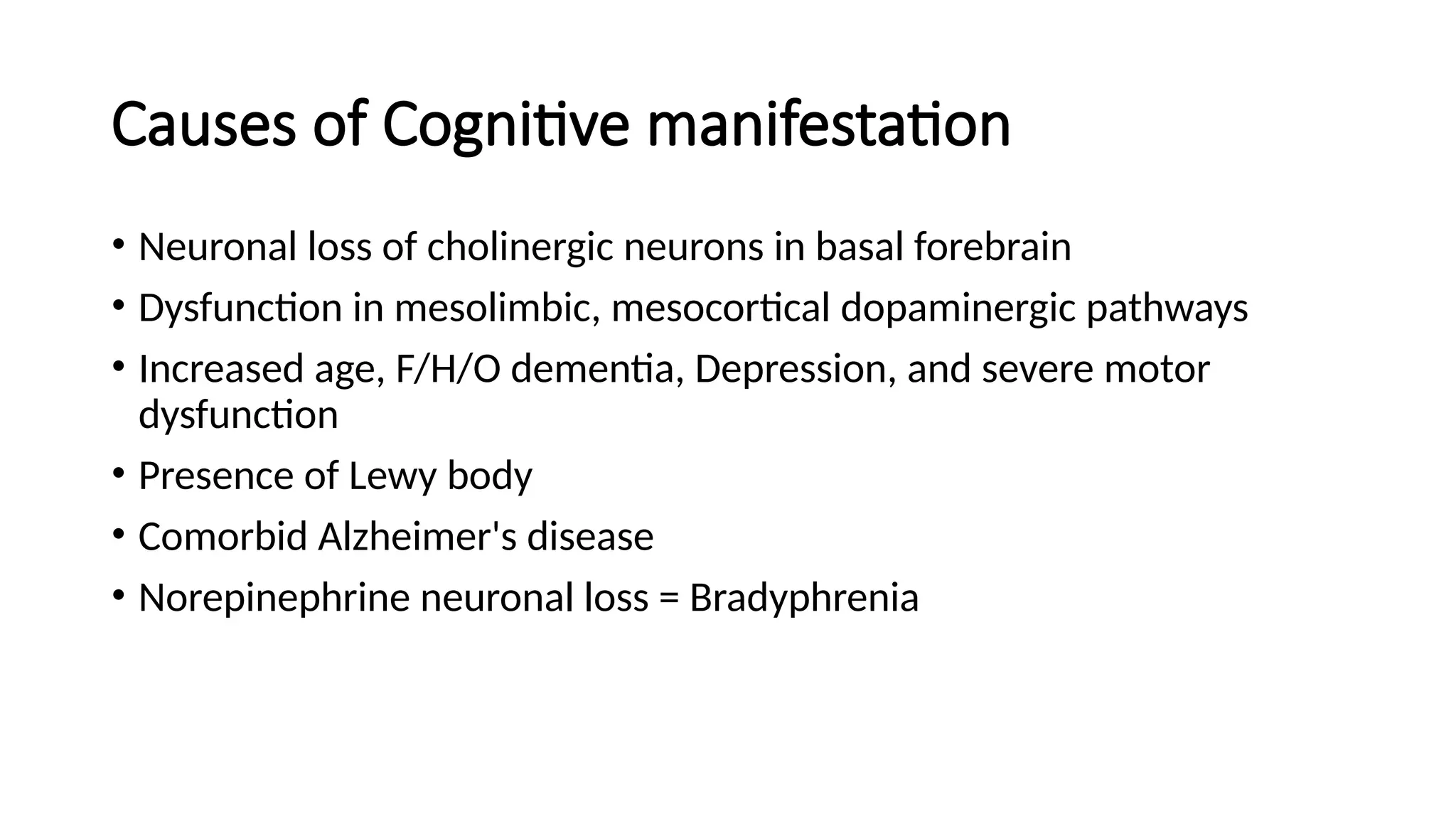 Neuropsychiatric manifestations of Parkinson Disease.pptx