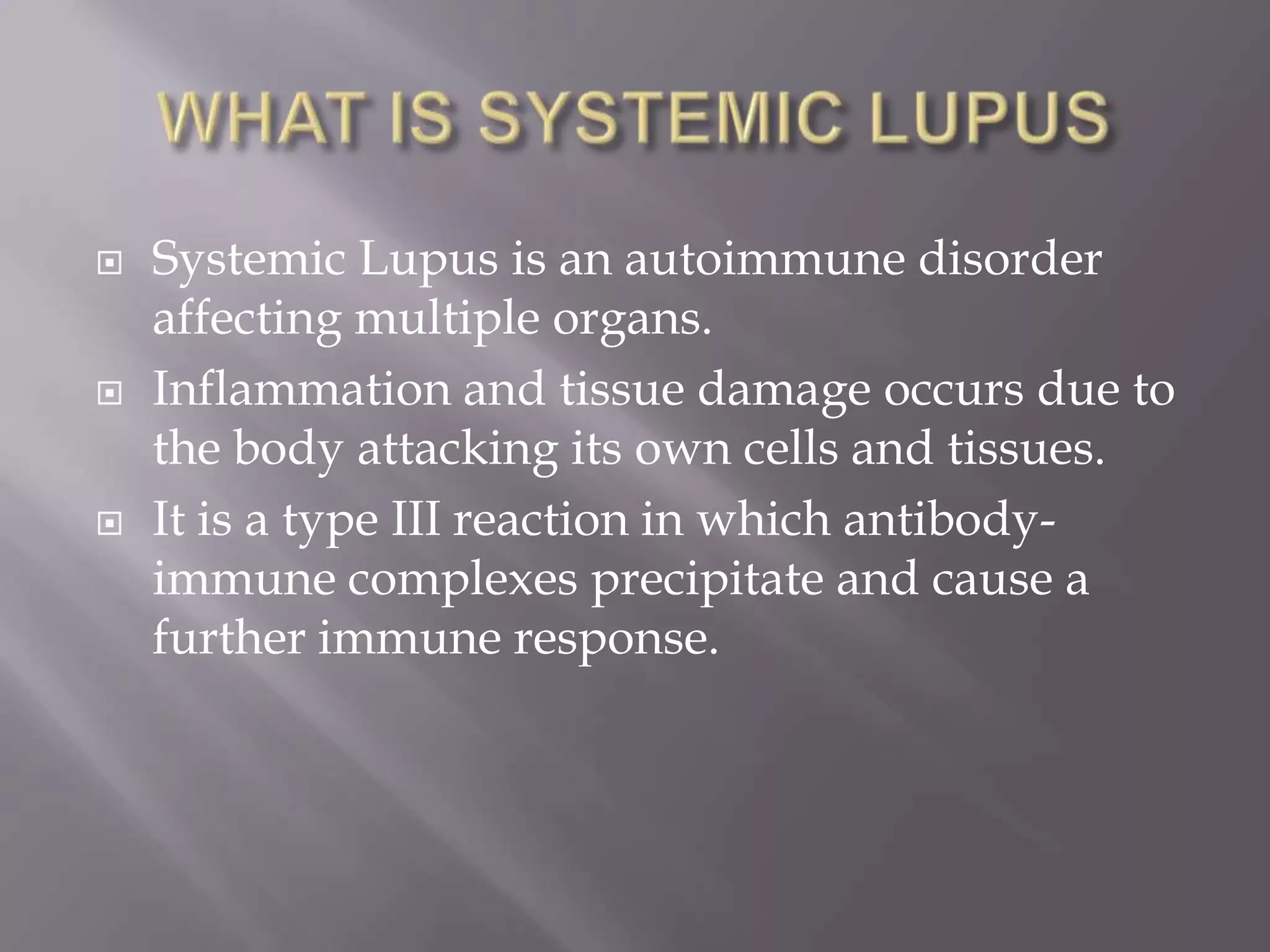 Neuropsychiatric manifestations of systematic lupus | PPTX