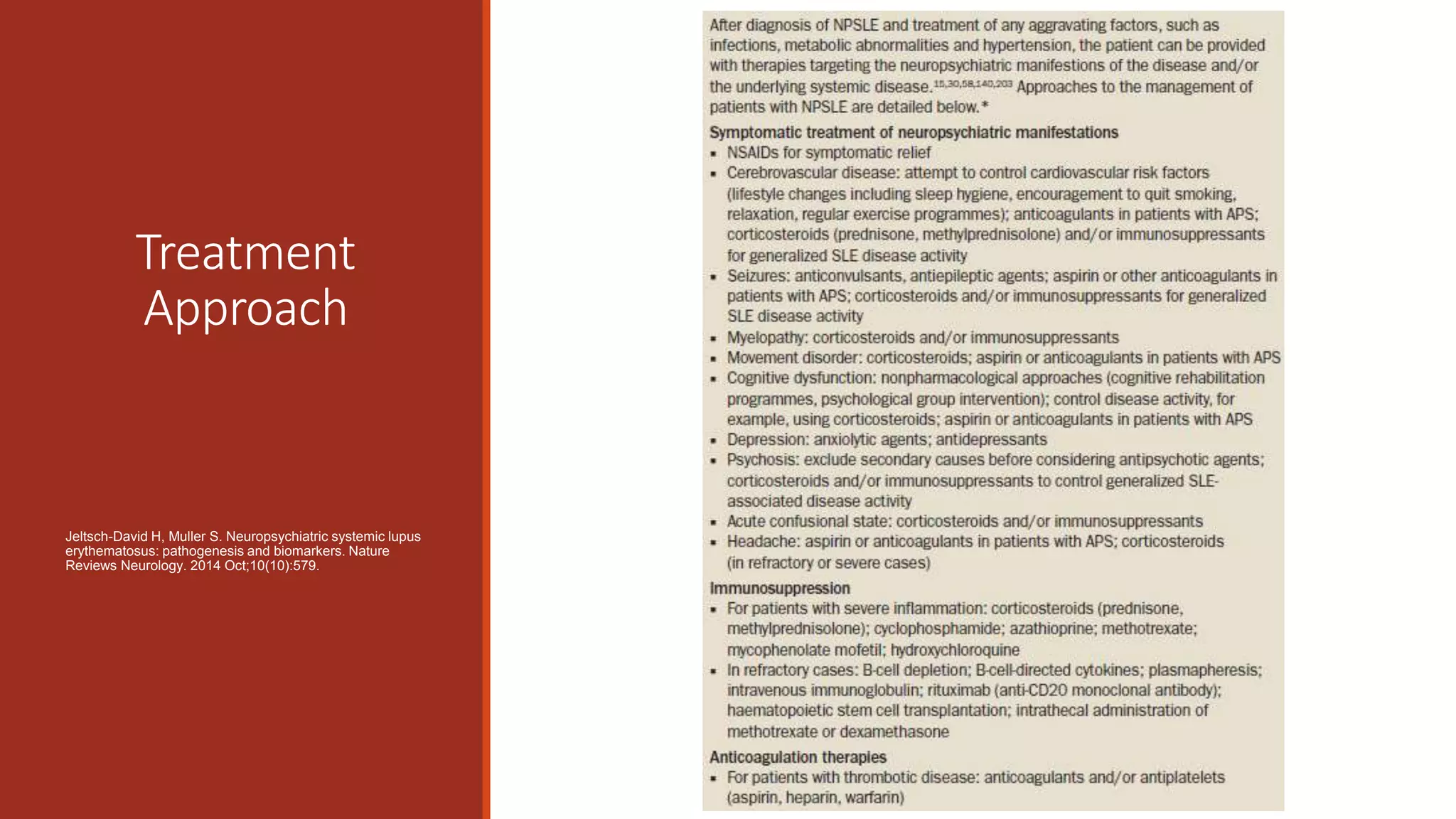 Neuropsychiatric Systemic Lupus Erythematosus | PPTX