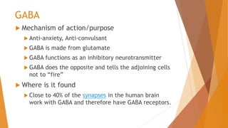 Neuropsychobiology: Understanding the Chemicals that Cause Moods | PPTX
