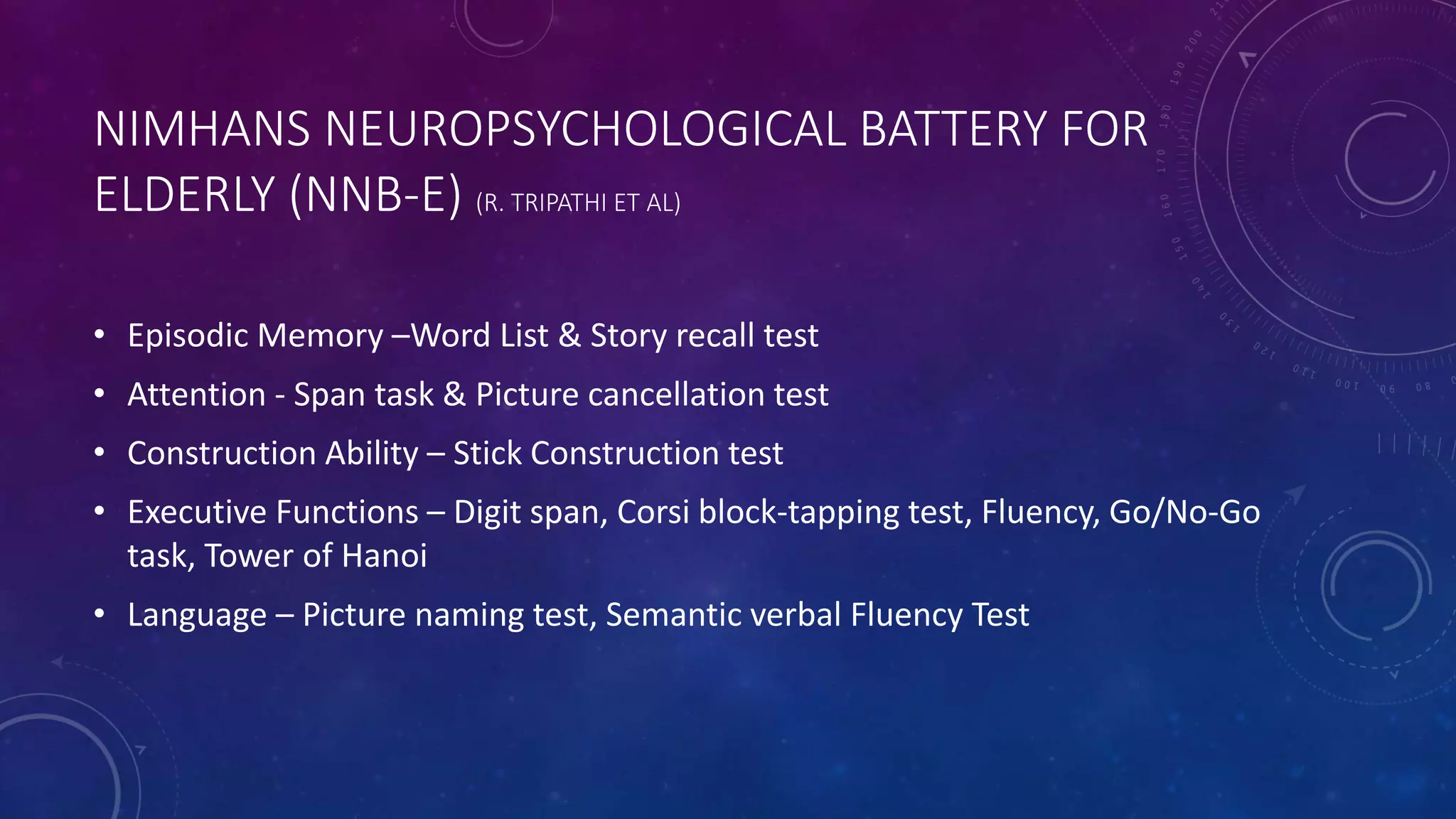 Neuropsychological Assessment | PPTX