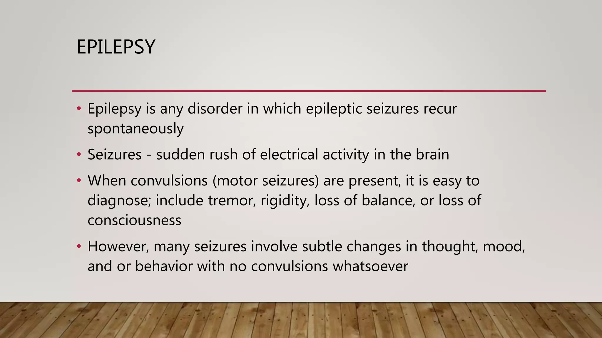 Neuropsychological disorders and management | PPTX