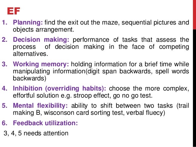 Neuropsychological testing of cognitive domains | PPT