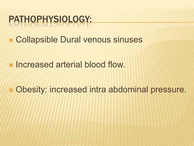 Neuroradiology of idopathic Intracranial Hypertension | PPTX
