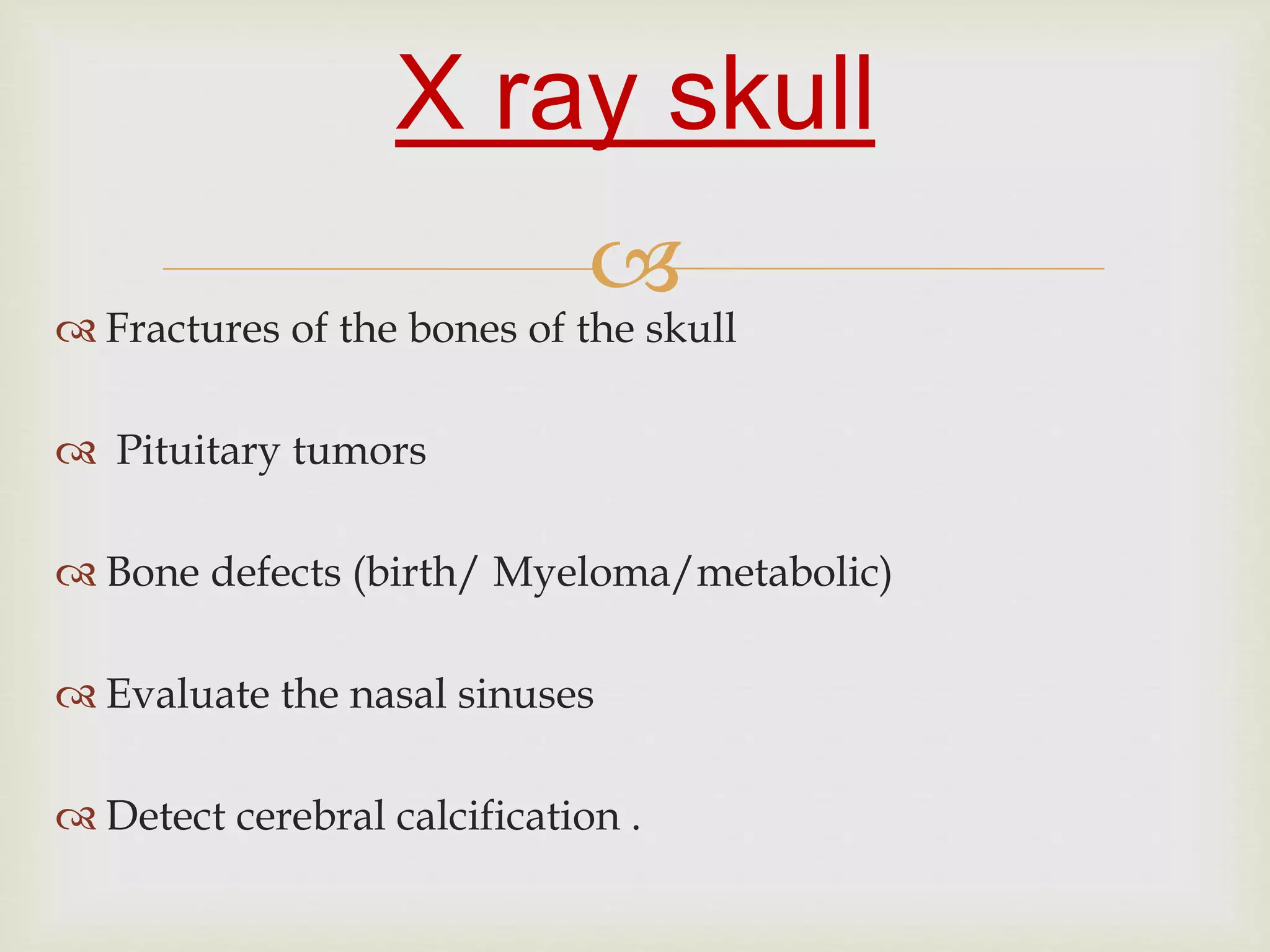 Neuro radiology neuroimaging | PPTX