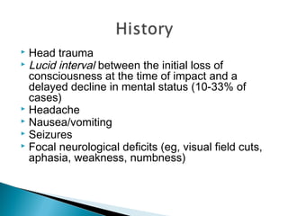 Neuroradiology head trauma | PPT