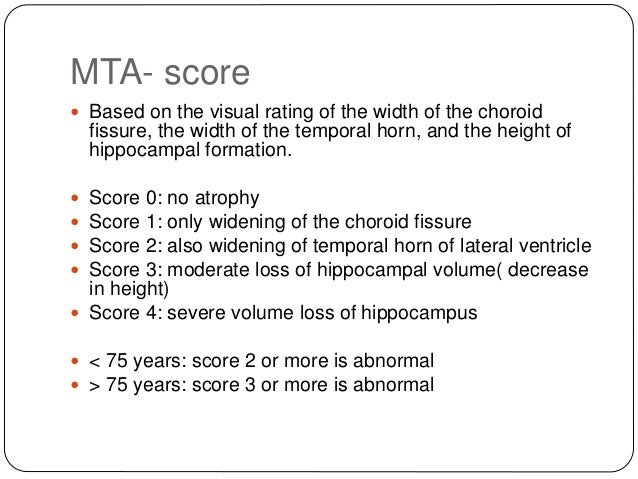 Neuroradiology in dementia