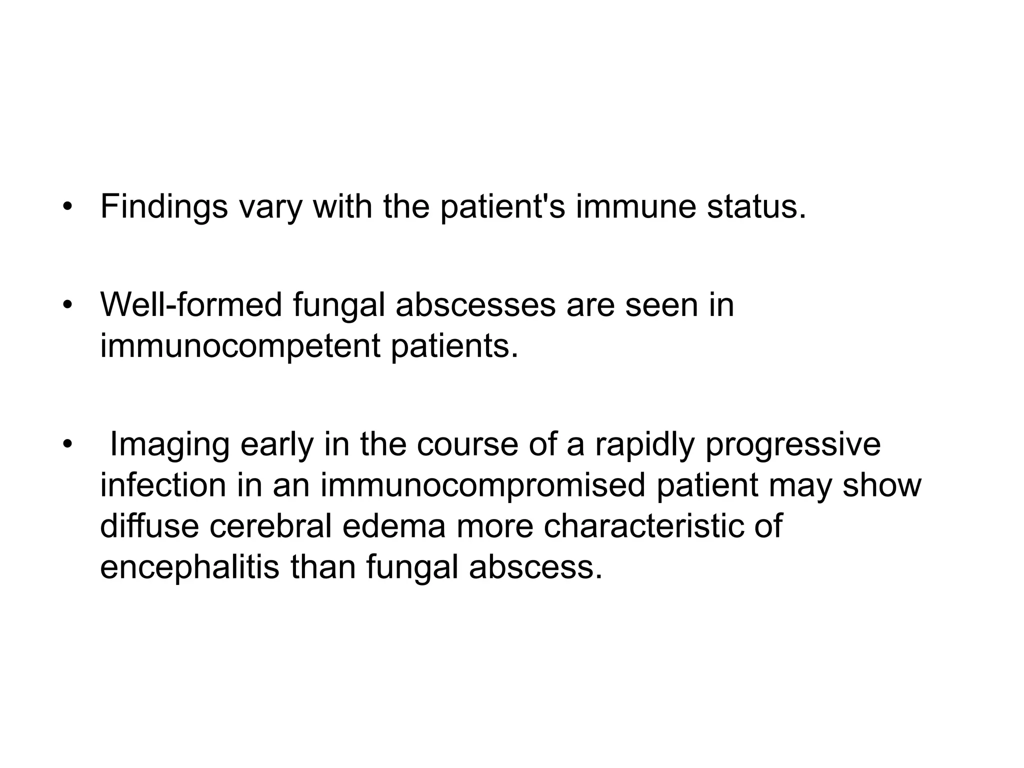 Neuroradiology of cns funfal infections | PPTX