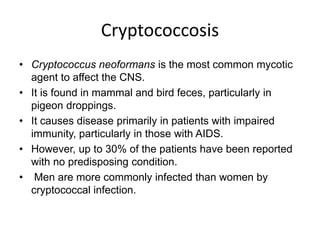 Neuroradiology of cns funfal infections | PPTX