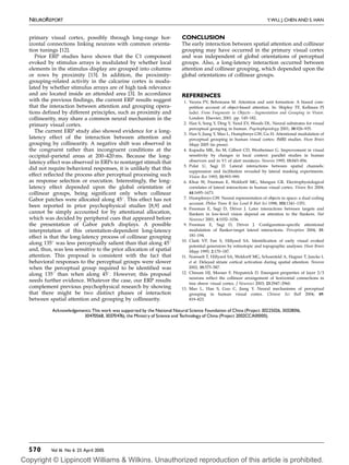 NeuroReport_Neural mechanisms of attentional modulation of perceptual grouping by collinearity | PDF