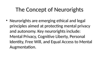Neurorights_Presentation.pptx. Find new | PPTX
