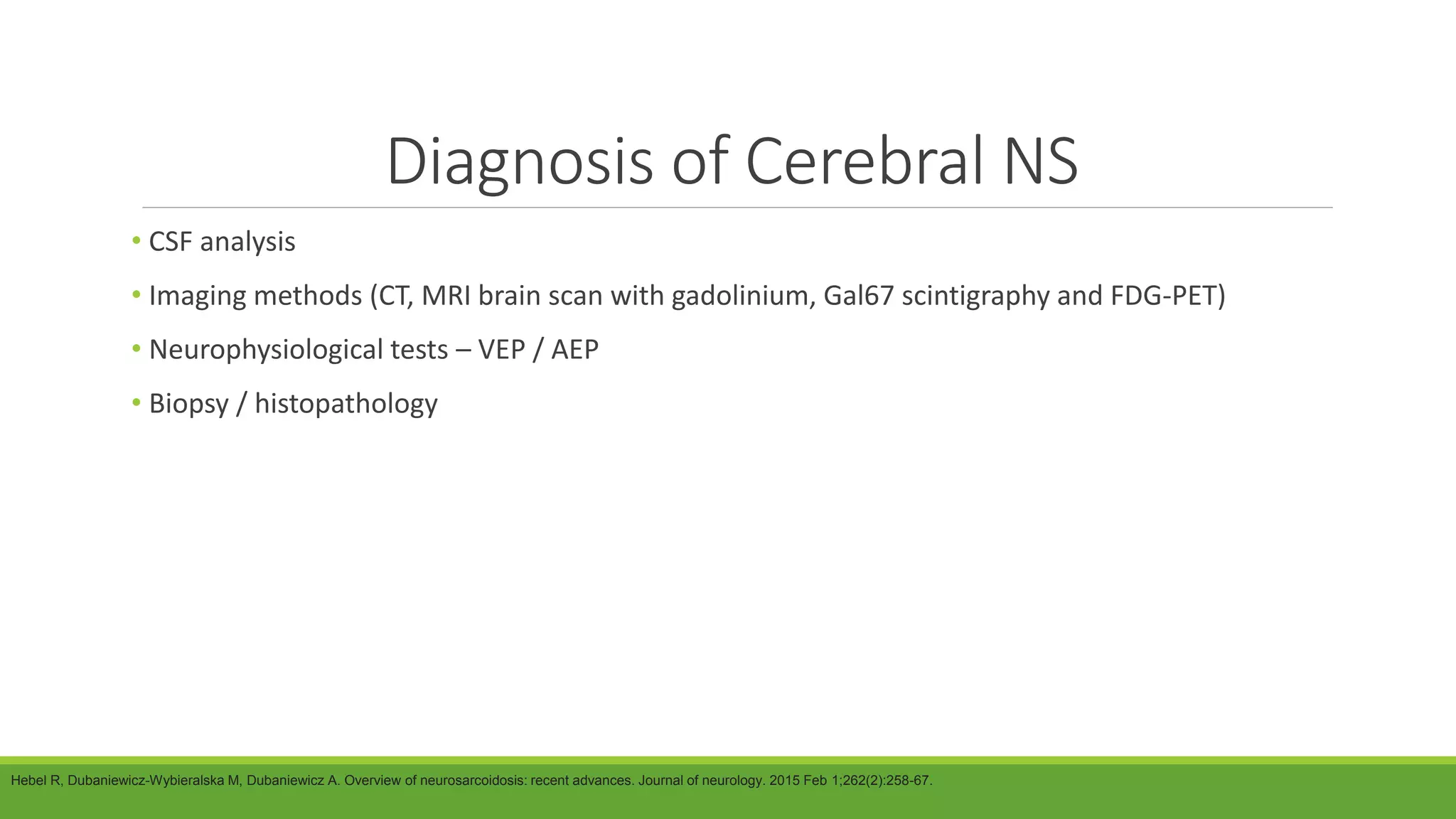 Neurosarcoidosis | PPTX
