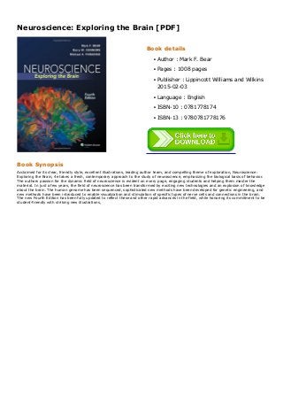 Neuroscience: Exploring the Brain [PDF]