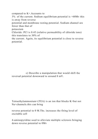 Neuroscience 3600 Problem Set 4 Please write neatly .docx