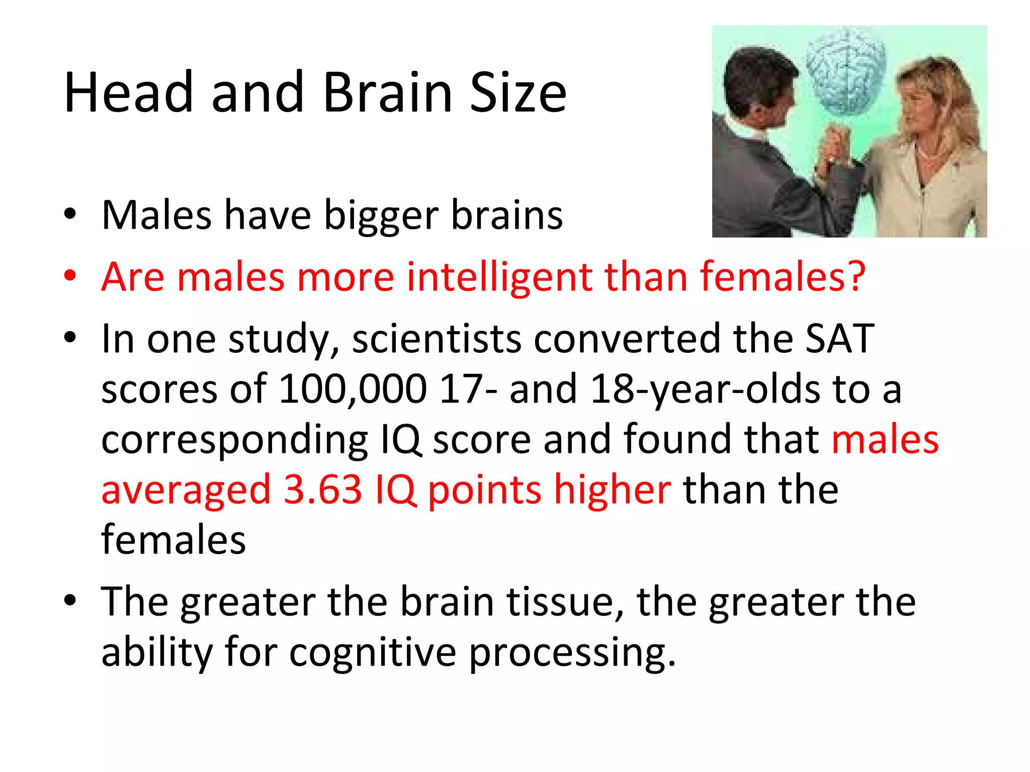 Neuroscience and intelligence | PPT