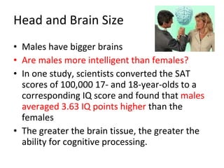 Neuroscience and intelligence | PPT