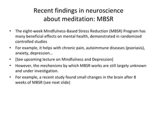 Neuroscience Meditation | PDF