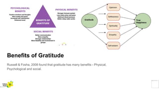 Neuroscience of gratitude | PPTX