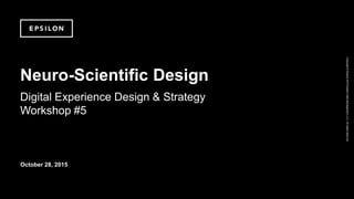 Neuro scientific design | PPT